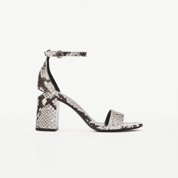 Alexander Wang | Shoes | Alexander Wang Abby Roccia Snake Sandal 37 ...